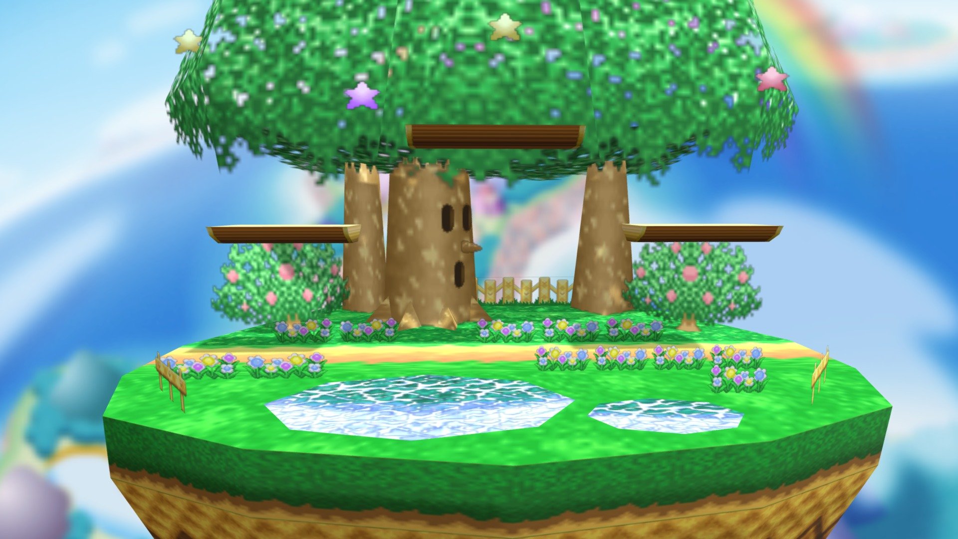 Super Smash Bros - Dream Land - Download Free 3D model by H,yoshi ...