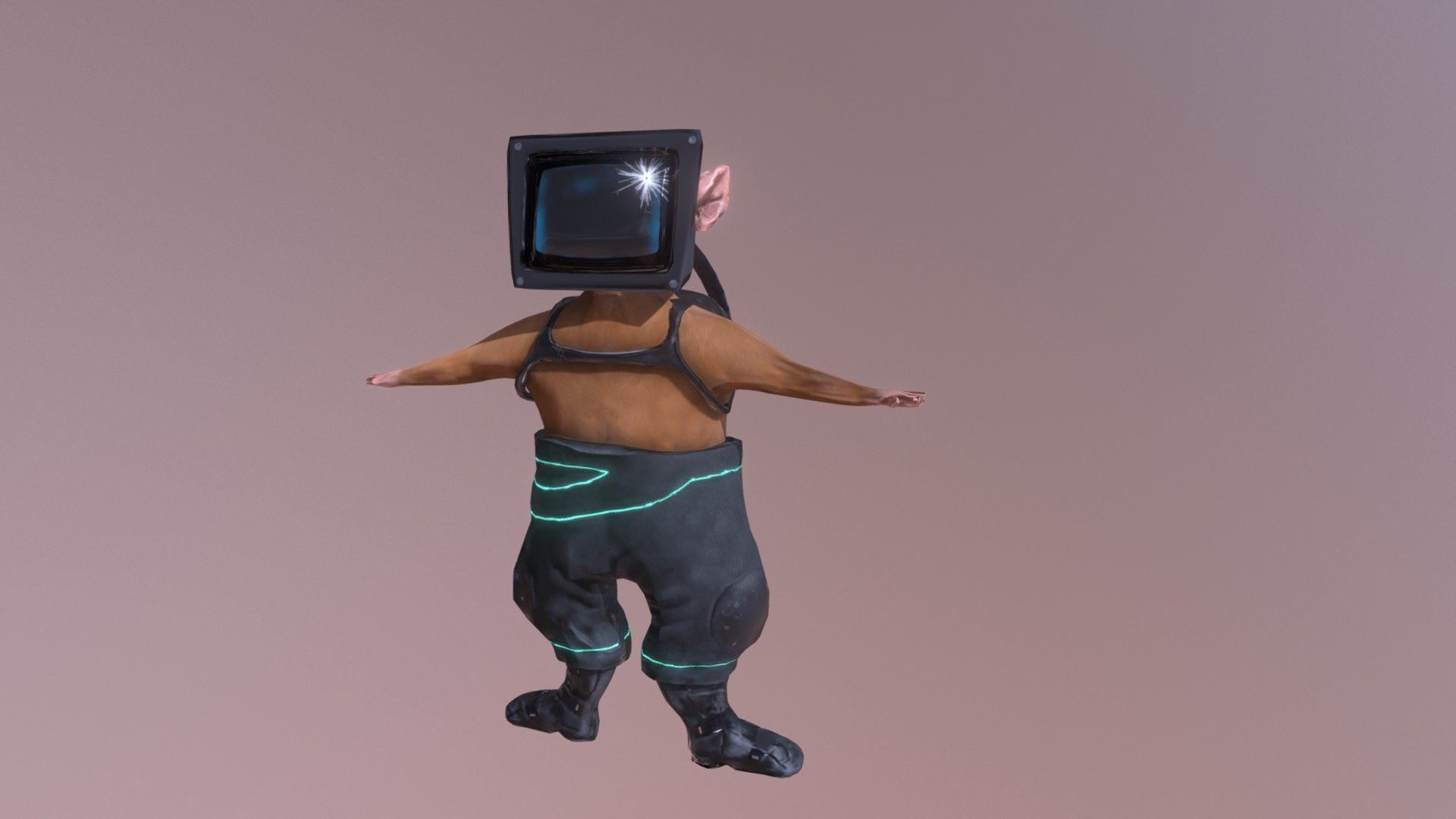 Rat low poly - textured - 3D model by Magda (@spockers) [48cf7a4 ...