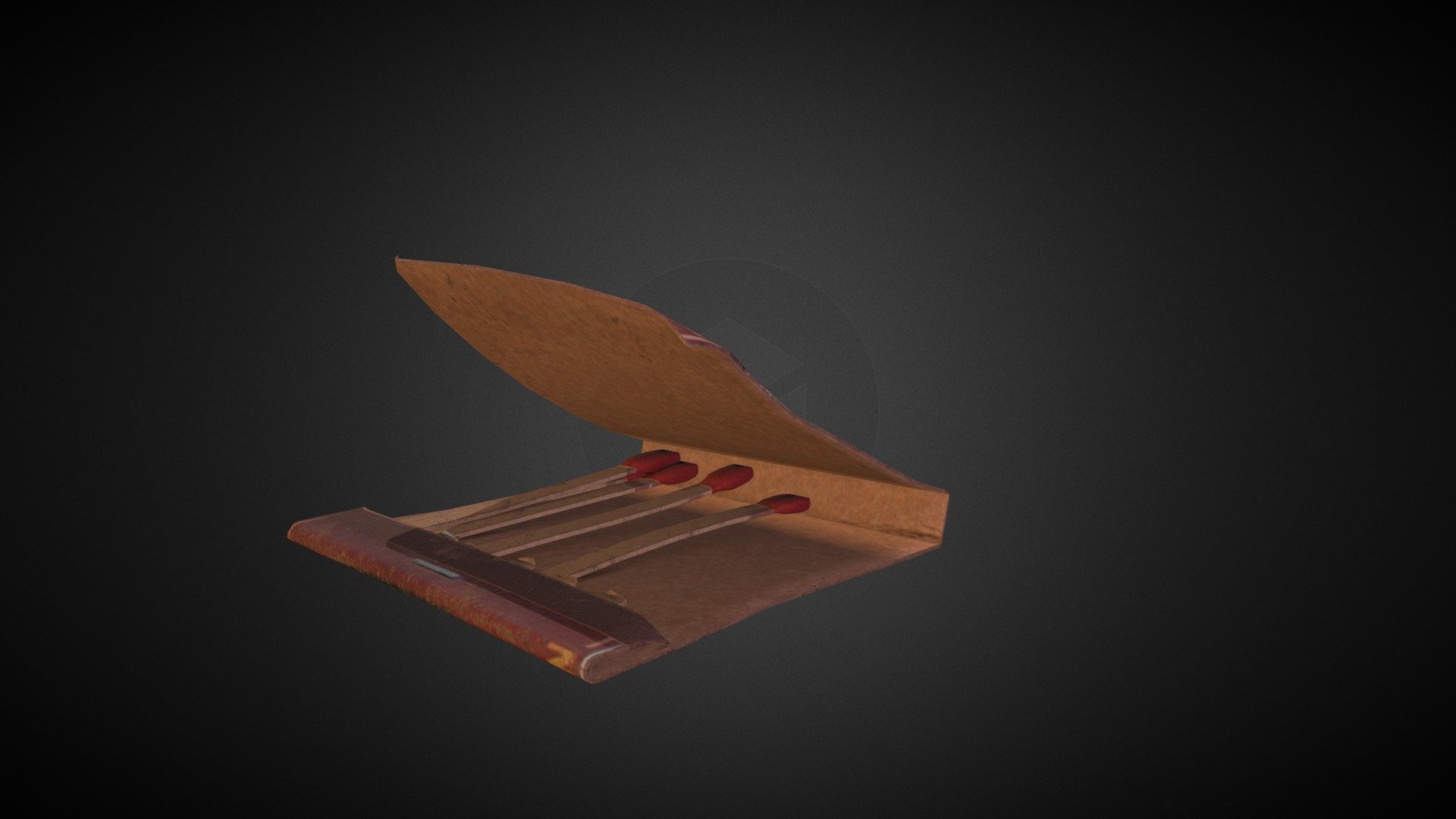 Matchbook - Download Free 3D model by Chris Torres (@ctorre) [48d0cb1 ...