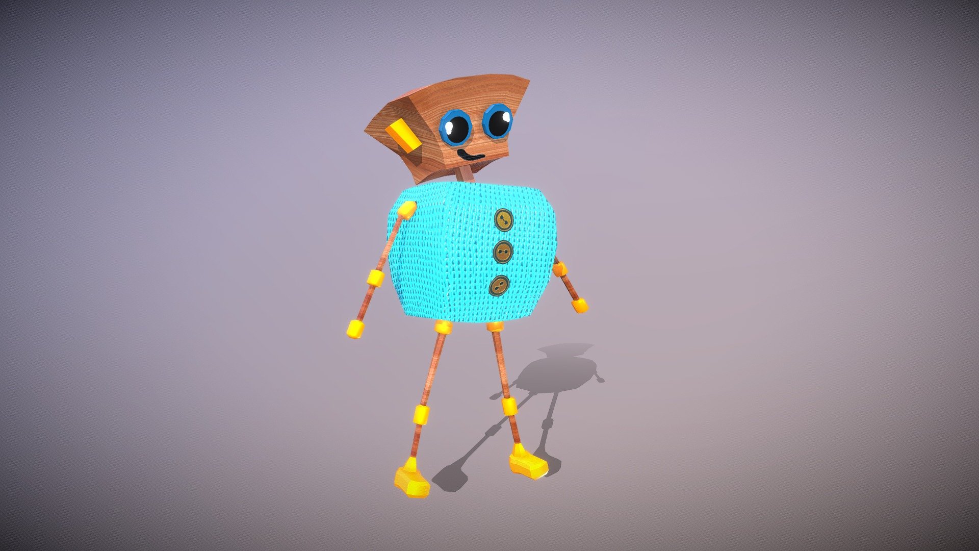 Cute Puppet - 3D model by AndreaSanSep [48d1e49] - Sketchfab