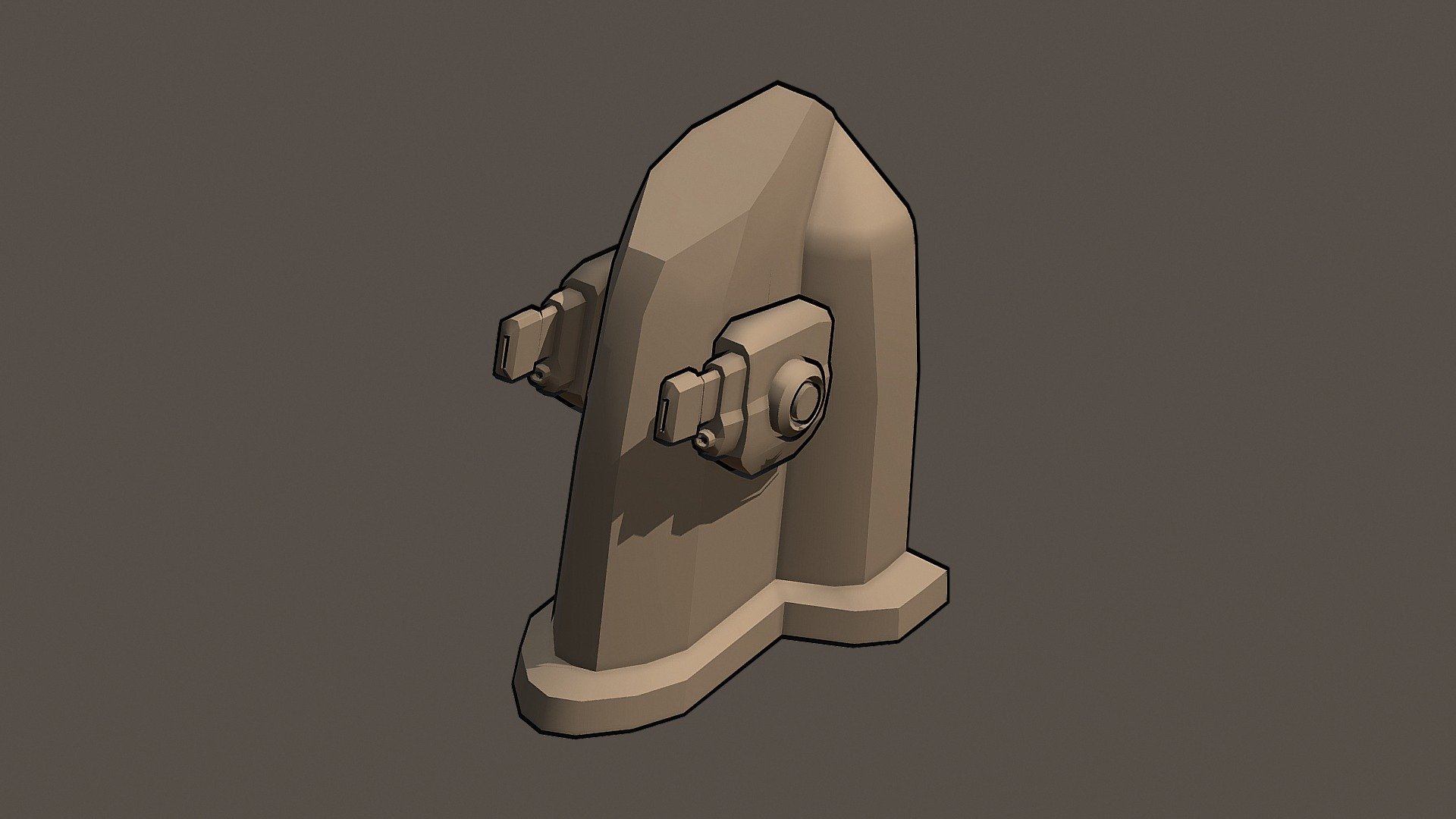 Toon Defense Tower - 3D model by maxom [48d1f19] - Sketchfab