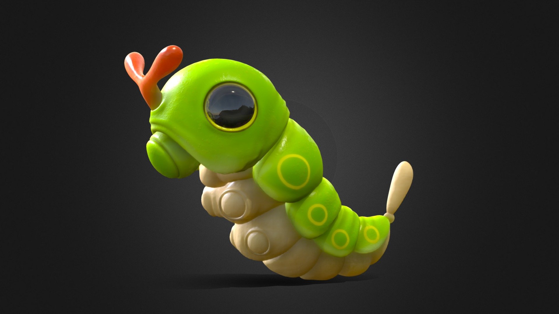 Caterpie - Buy Royalty Free 3D model by Aran (@aran34x) [48d22c8 ...