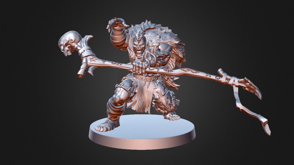 Sword & Sorcery - Orc Shaman Enemy - 3D model by Ares Games (@aresgames ...