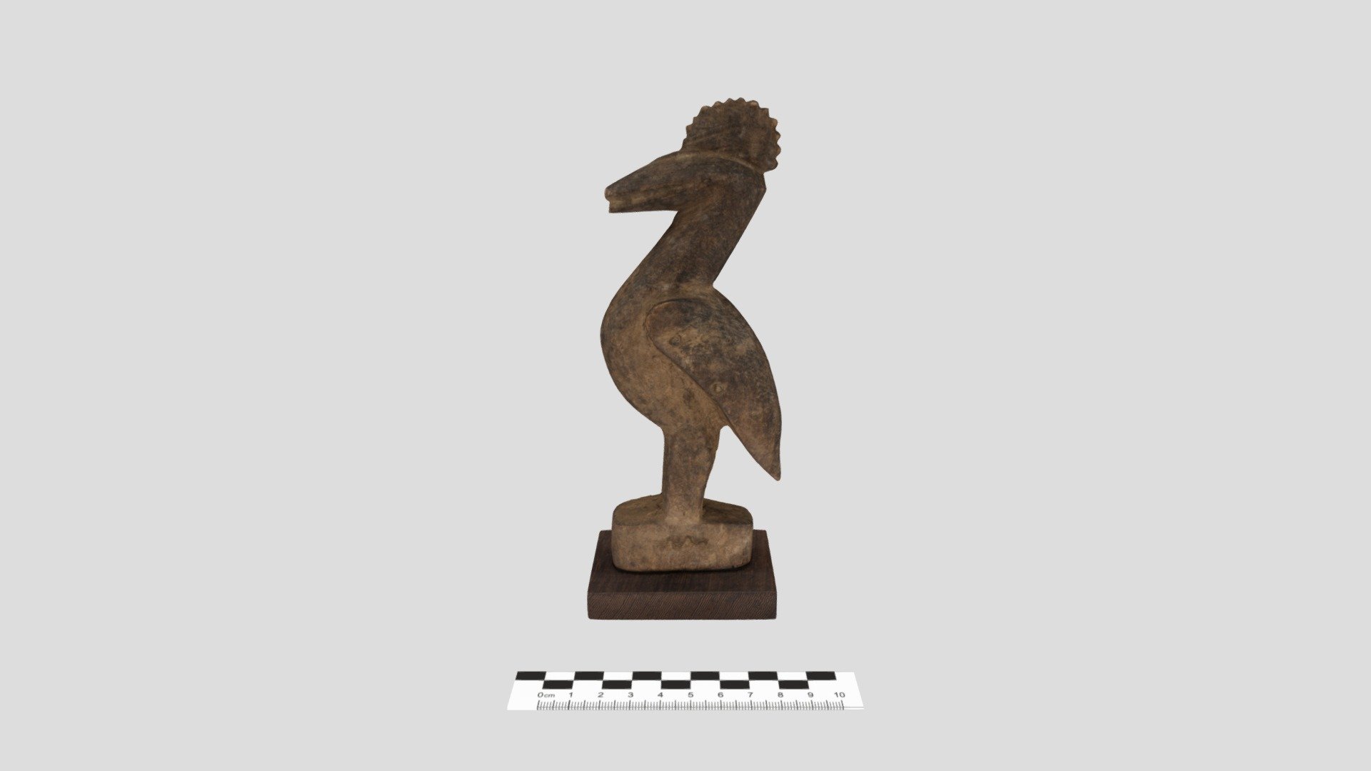 Zoomorphic figurine of calao | MNS/AF/7209 - 3D model by Muzeum ...
