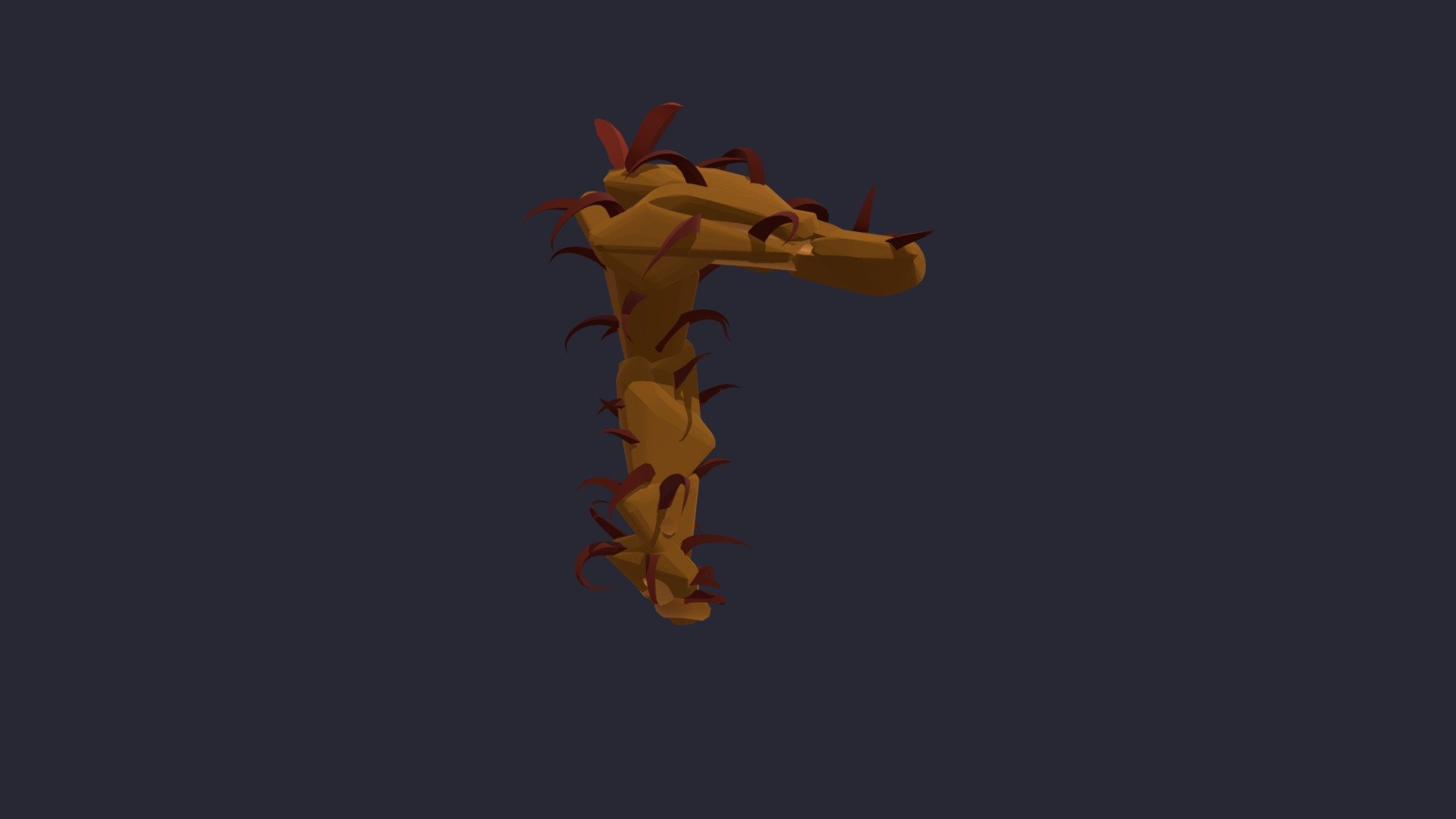 animal cactus questionmark - Download Free 3D model by abolishr ...