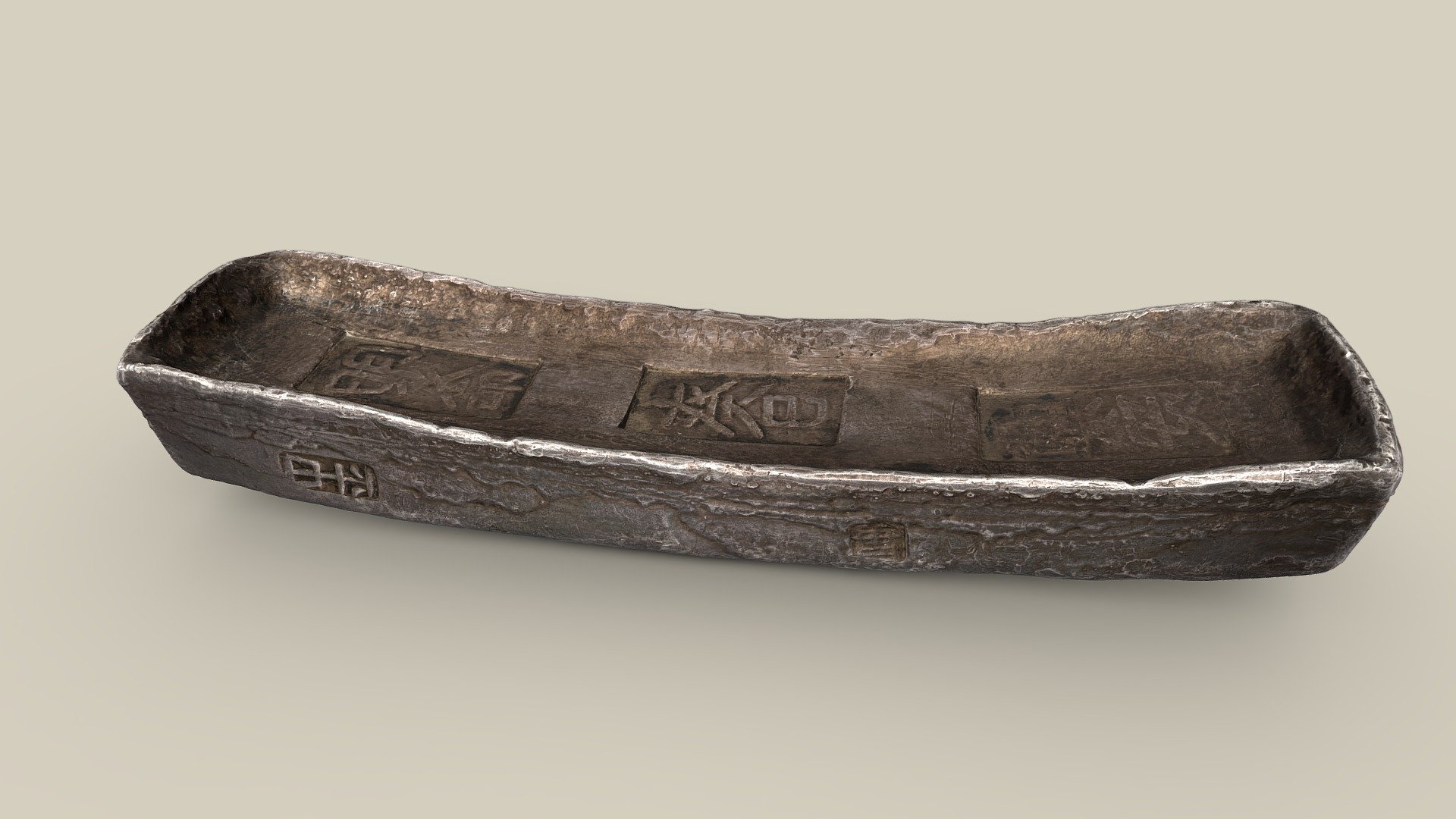 Vietnamese silver bar - Buy Royalty Free 3D model by noe-3d.at (@www ...