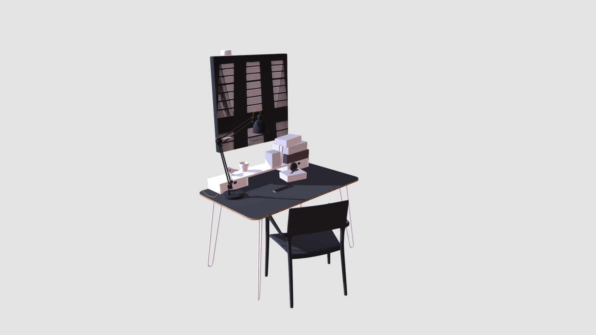 office set - Buy Royalty Free 3D model by Evermotion [48d6603 ...