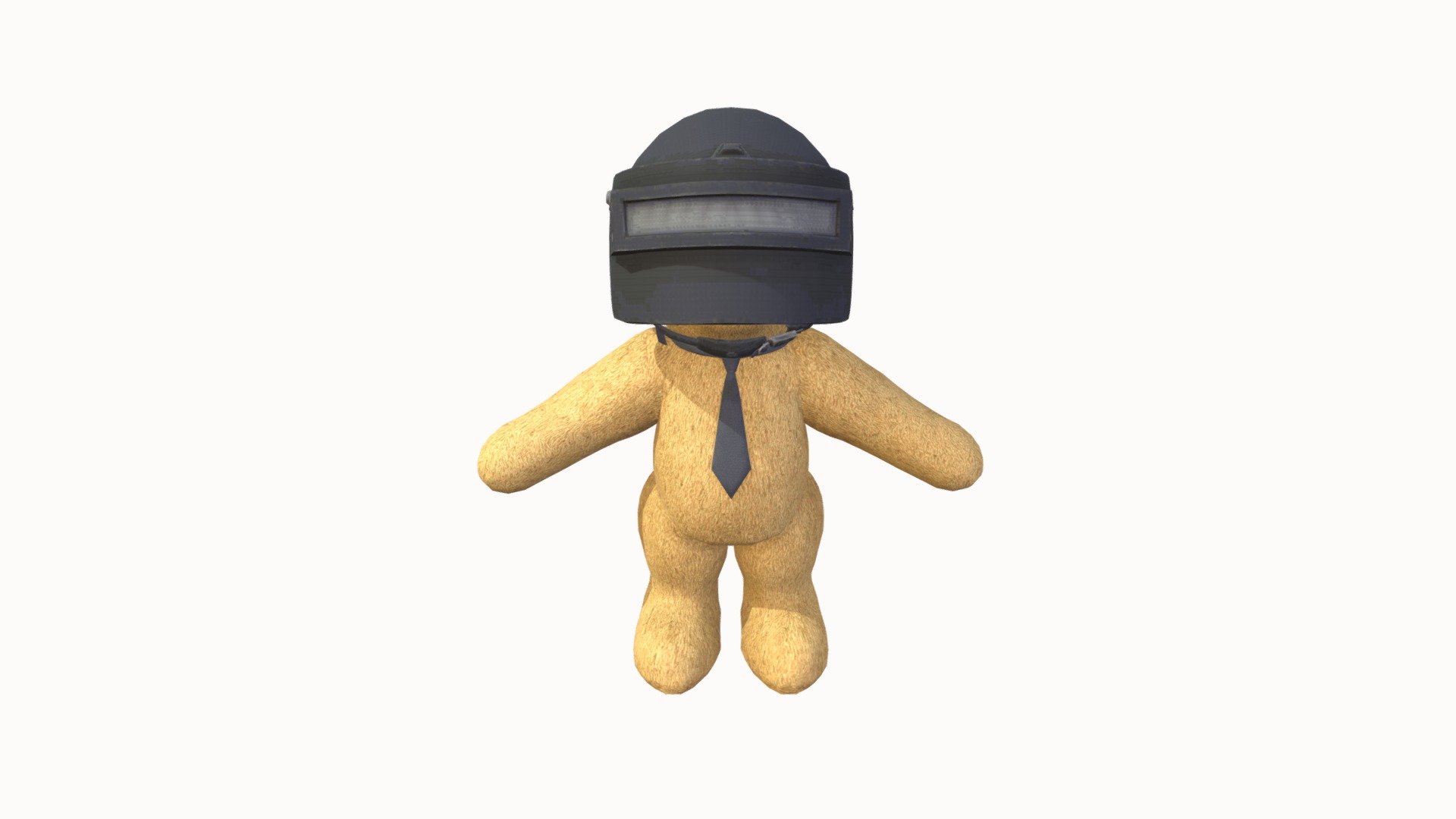 GB Teddy Bear (Pubg/Bgmi) companion 3D Model - Download Free 3D model ...