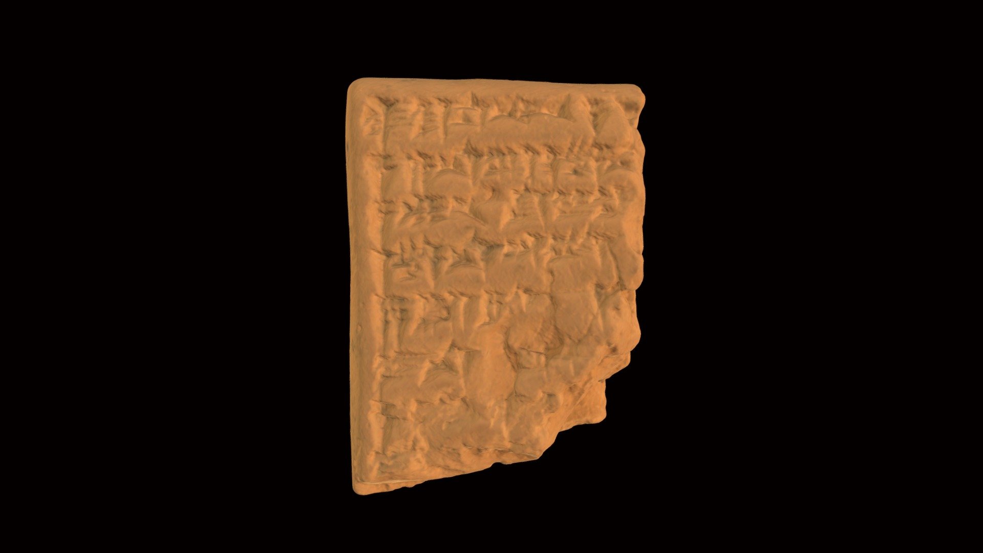 Cuneiform Tablet HMANE1891.11.40 - 3D model by Harvard Museum of the ...