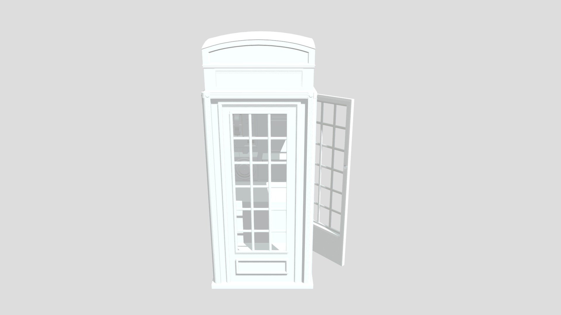 Phone Booth - 3D model by AustinRTrask [48d6fde] - Sketchfab