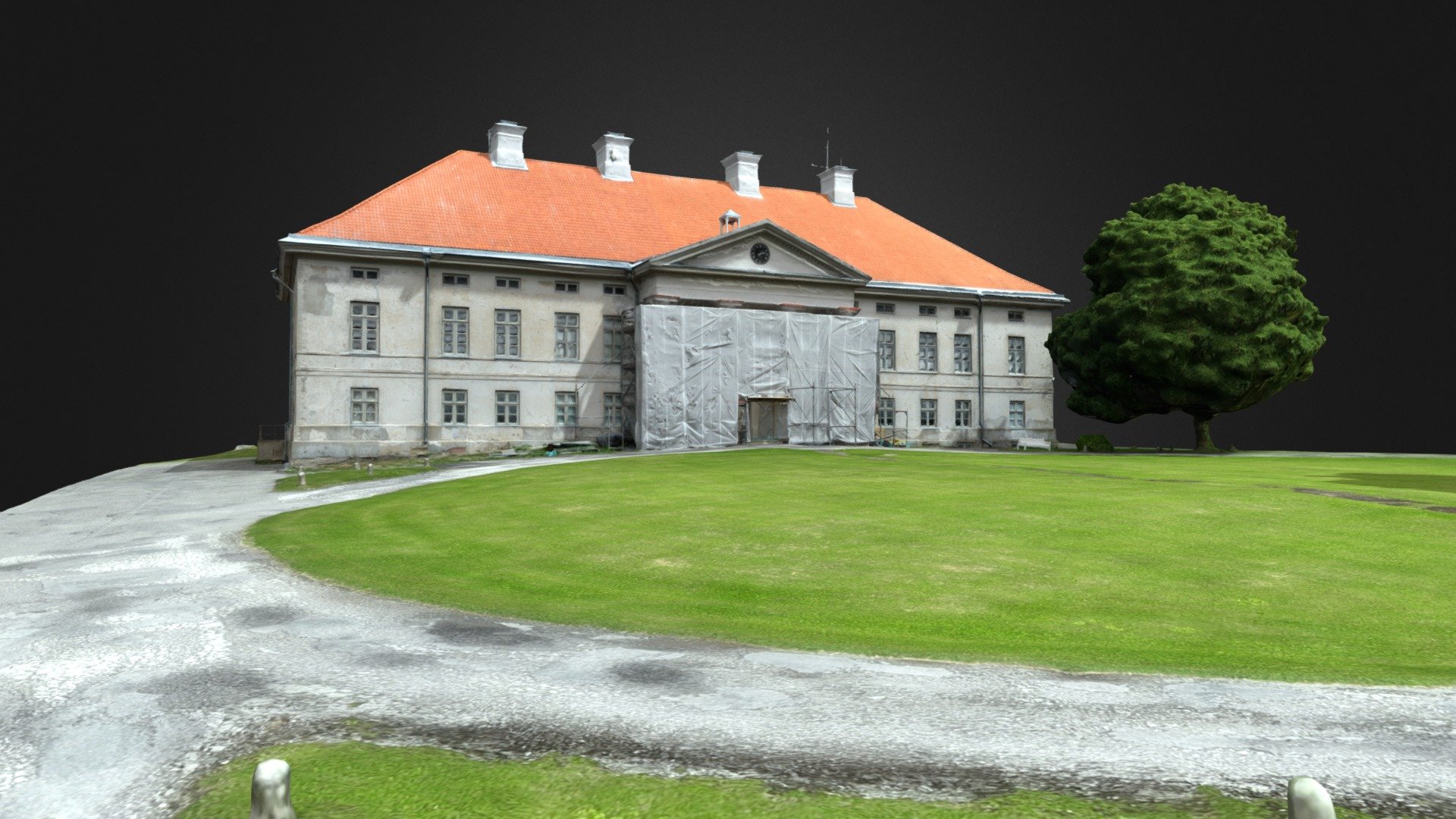 Lihula Manor - Estonia - 3D model by 3Di (@3Dinformation) [48d7174 ...