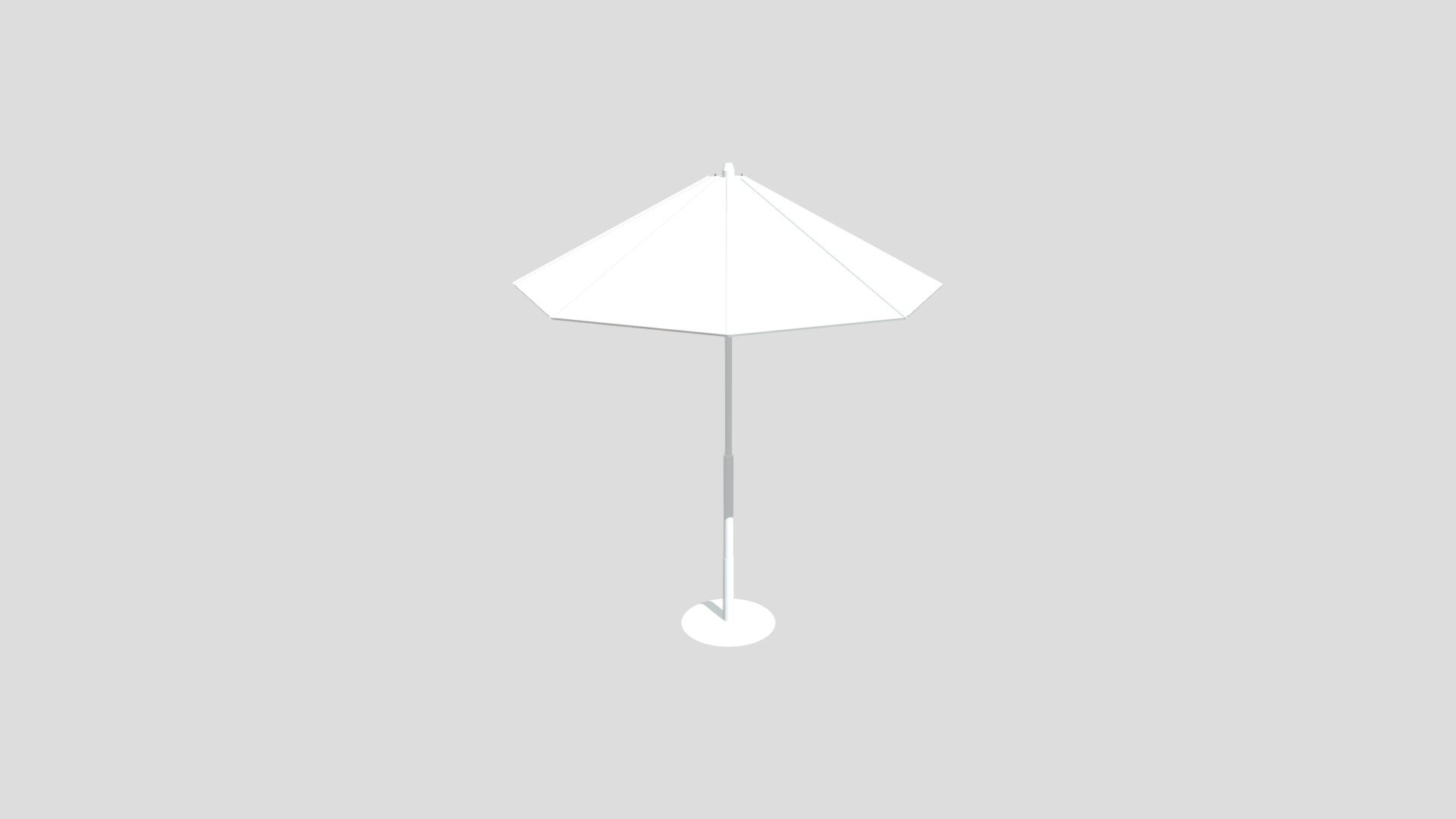 Low Poly Umbrella - Download Free 3D model by 3DDrafting [48da45e ...