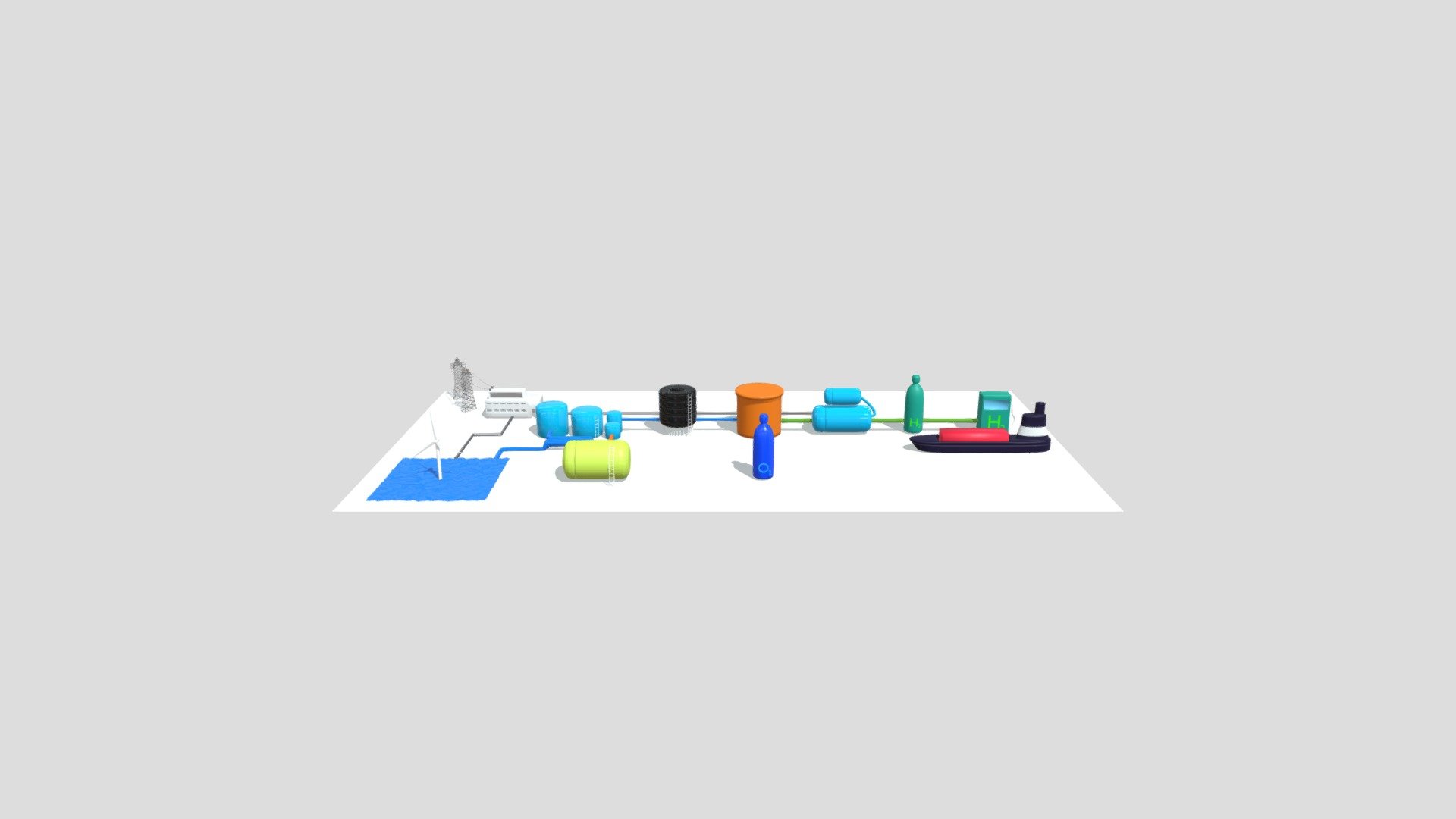 Hydrogen - 3D model by ajmalmakbar [48dc371] - Sketchfab
