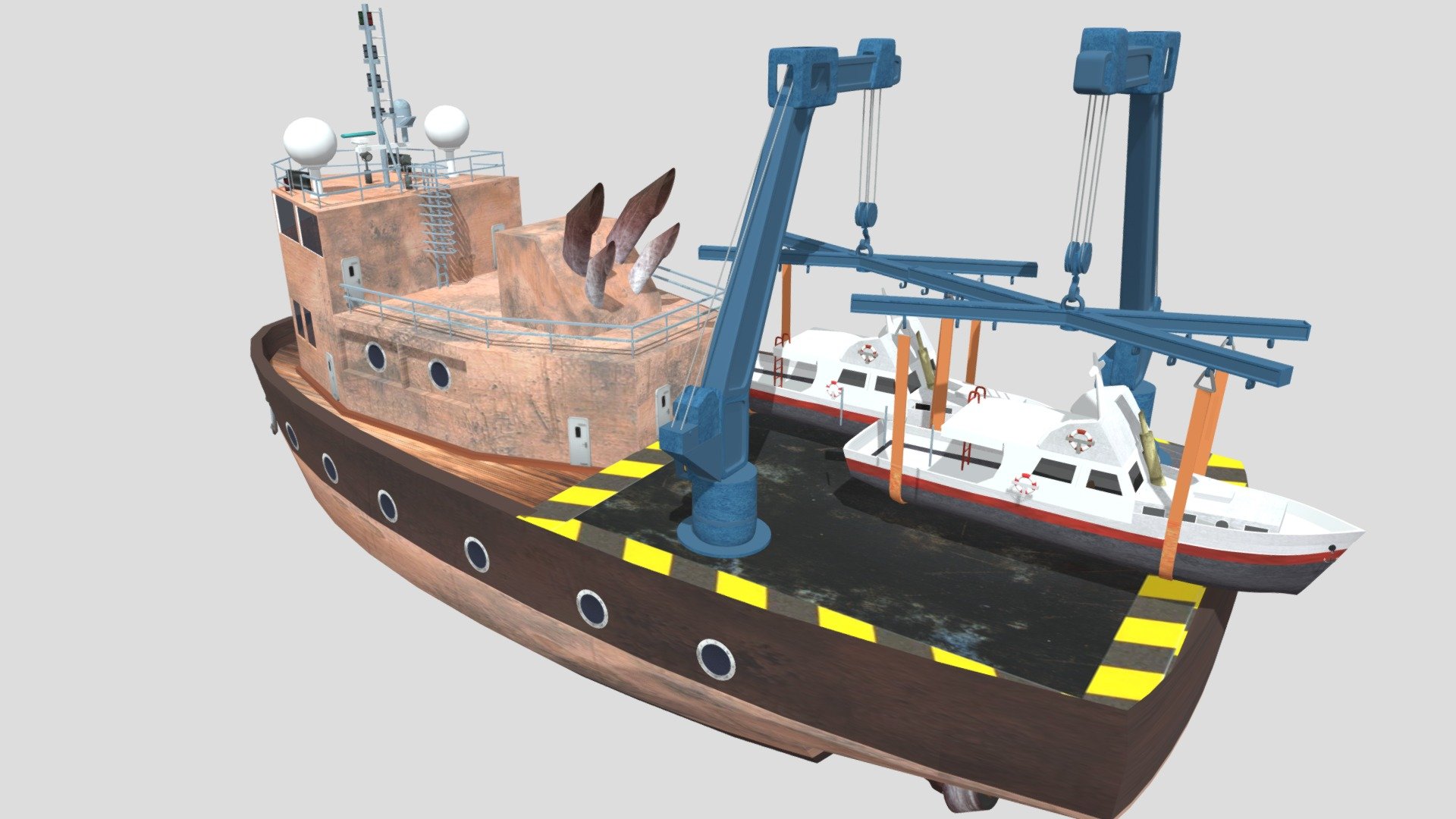 Boat SSS_Transport - 3D model by gogiart (@agt14032013) [48dc6d4 ...