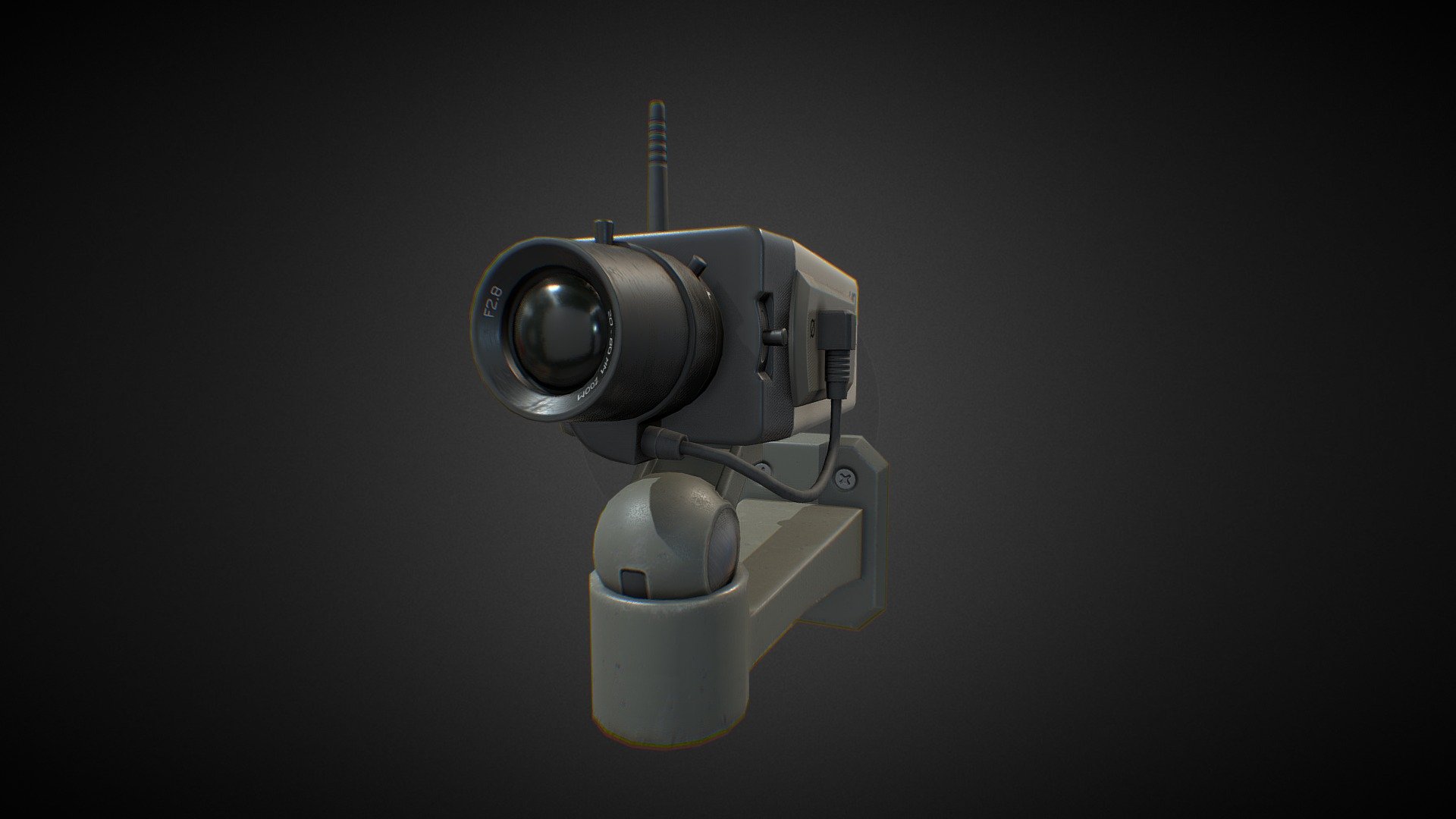 Interior Security Camera - Buy Royalty Free 3D model by Alex ...