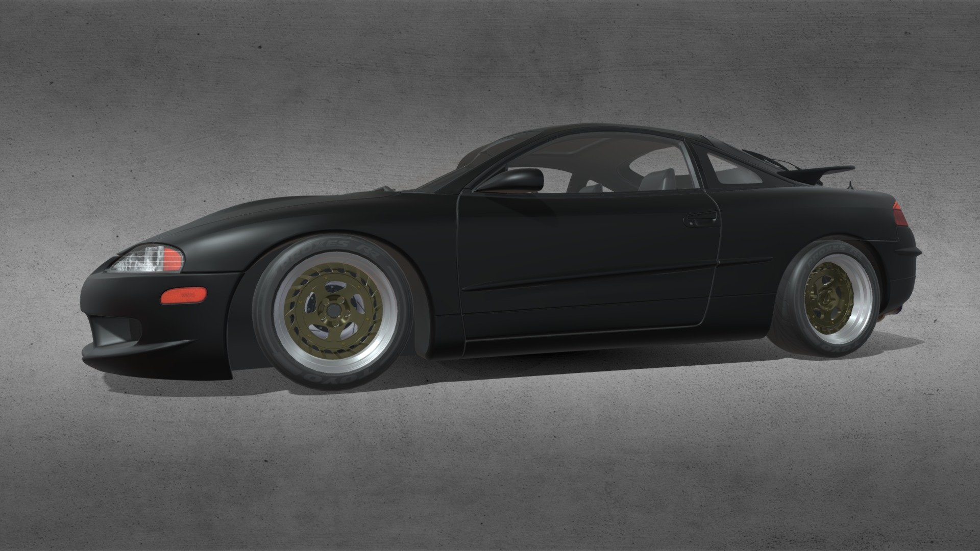 1998 Eagle Talon TSI AWD - 3D model by All-Wide (@dsm350) [48dd400 ...