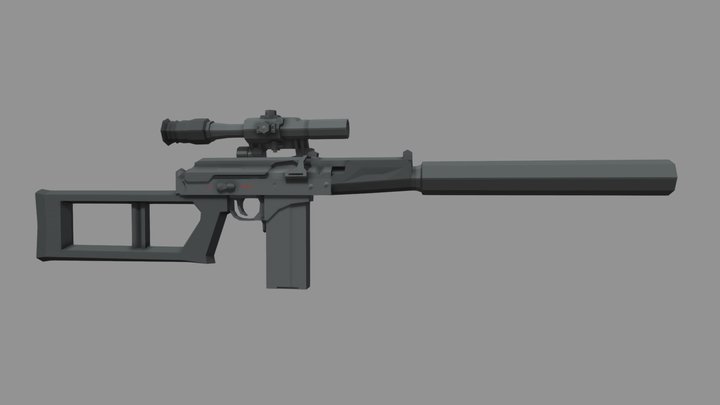 Sniper-rifle 3D models - Sketchfab