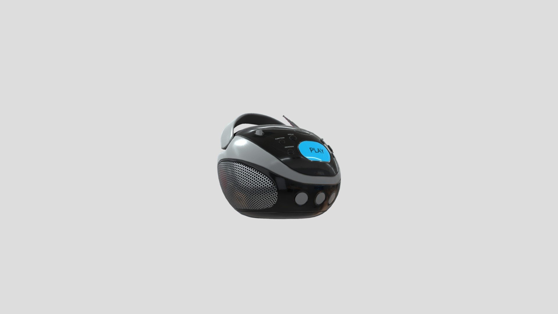 Boom Box - 3D model by sketchfabJump [48df652] - Sketchfab