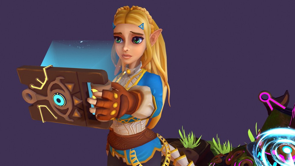 Bowsette - A 3D model collection by Skylar.Jenkins - Sketchfab
