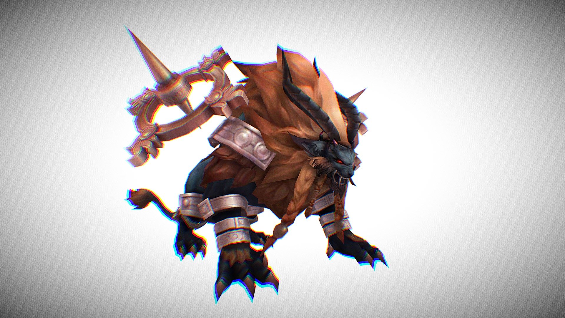 Lowpoly steampunk Lion monster boss - Download Free 3D model by ...