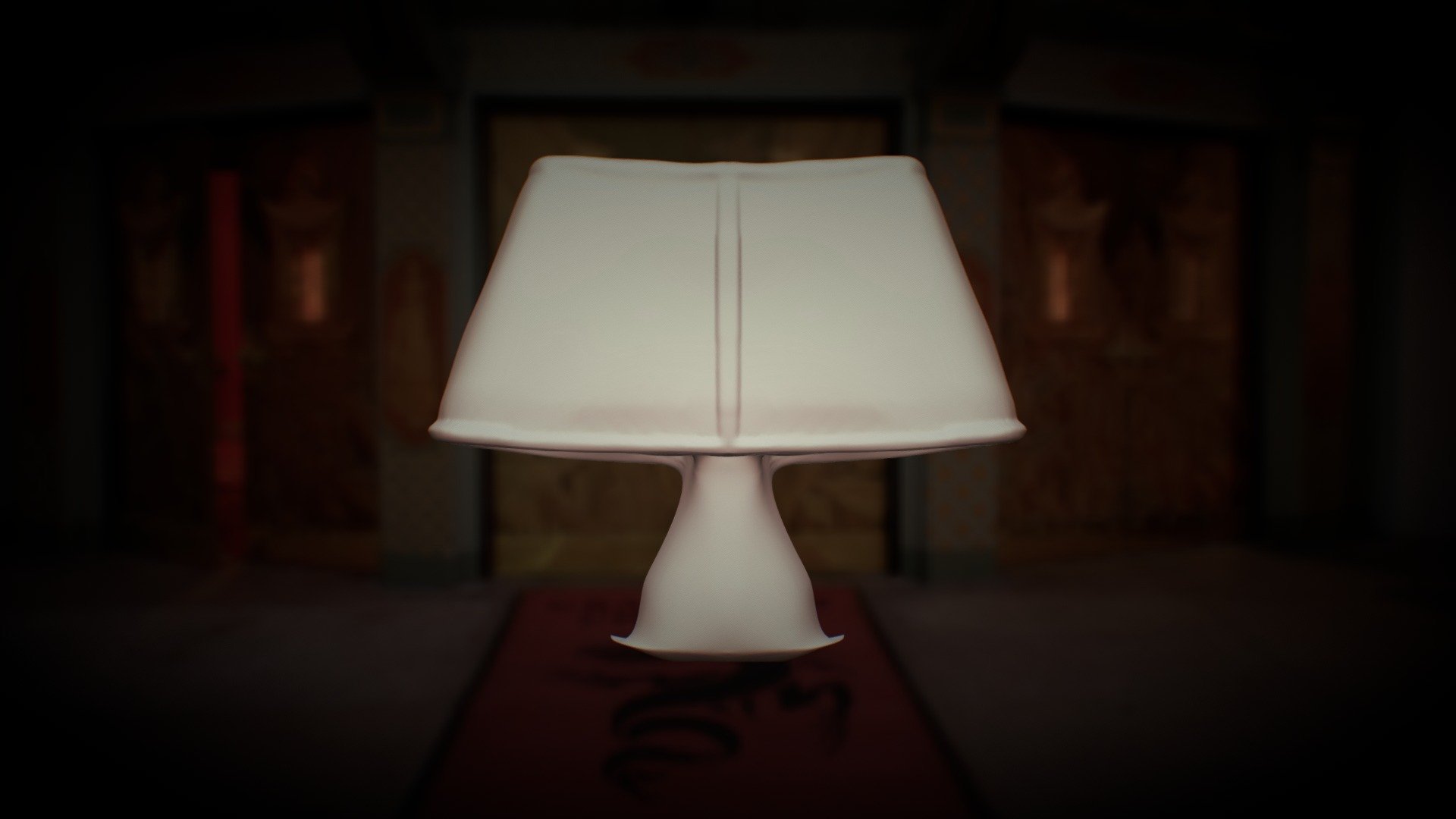 Lamp rear view - 3D model by melindah [48e0d4c] - Sketchfab