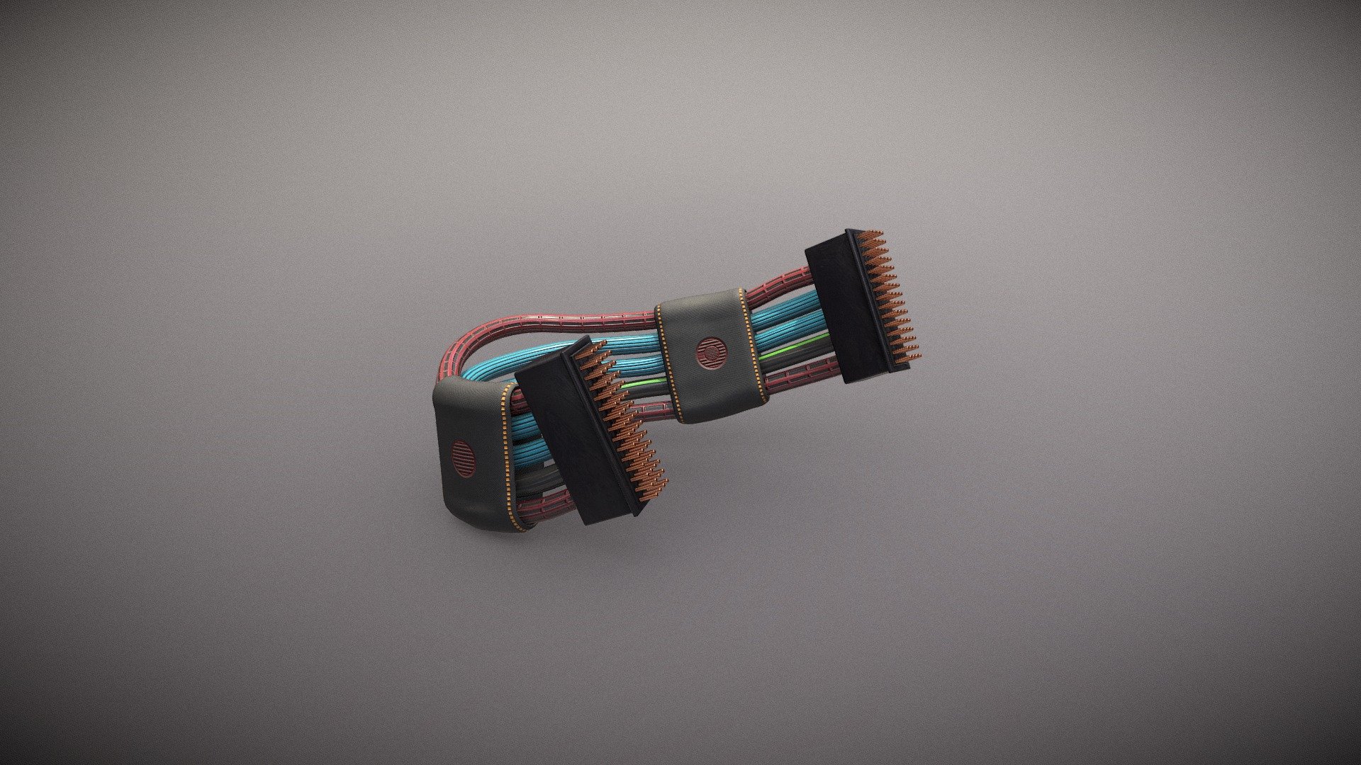 3D PBR Automobile / Car Interconnection Socket - Download Free 3D model ...