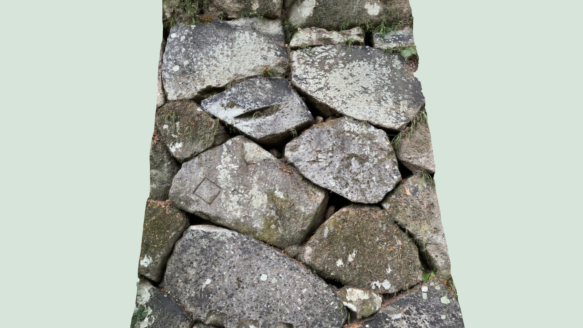 Tamba Kameyama Castle Wall part2 - 3D model by Koto3D Stephane Vogley ...