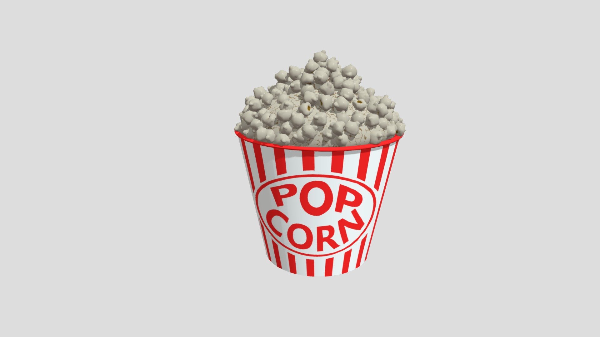 Pop Corn - Download Free 3D model by neighbor (@kylekip) [48e4d0b ...