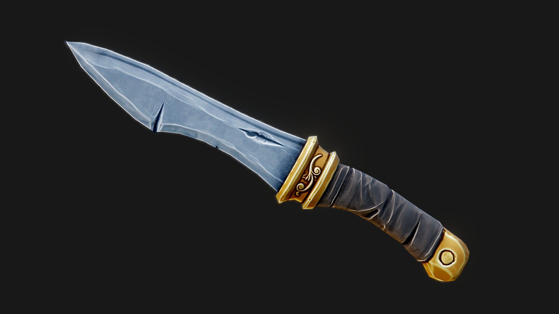 Stylized Fantasy Dagger 1A - Buy Royalty Free 3D model by GamePoly ...