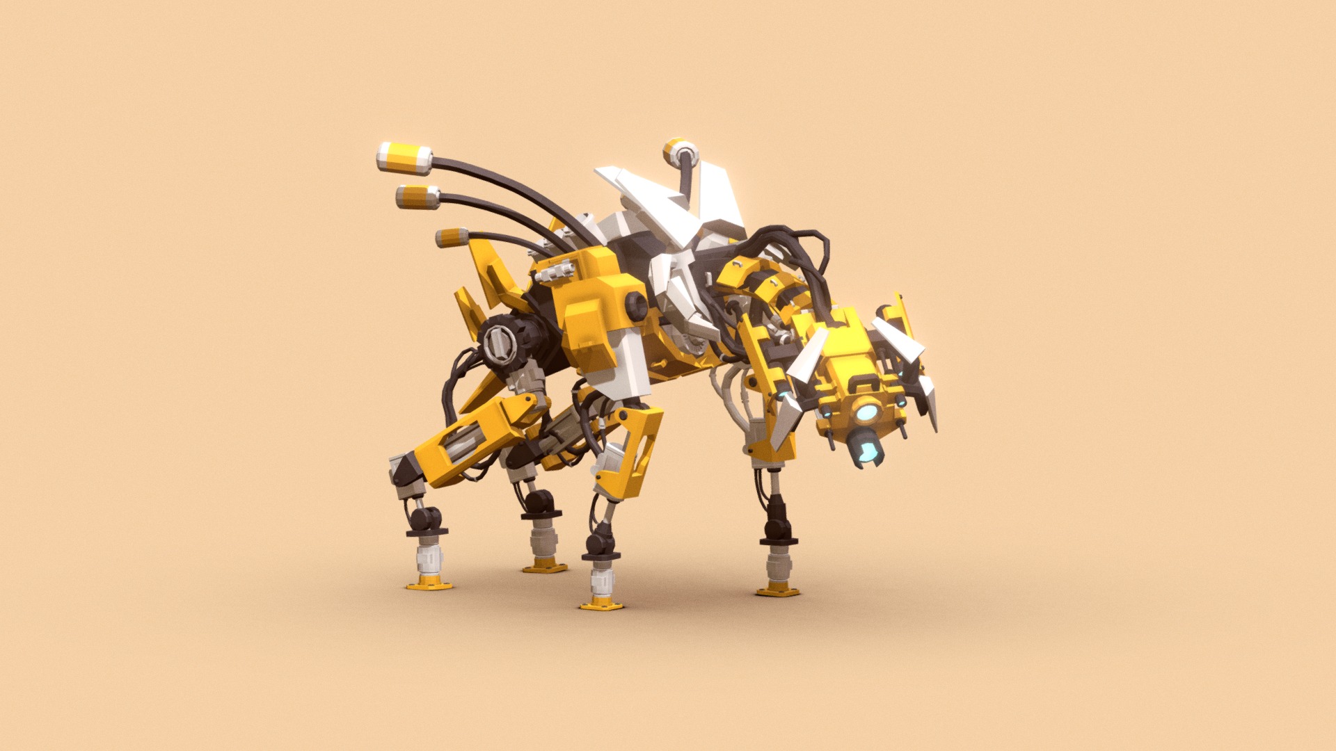 Vagrant Mech - 3D model by jarlanperez [48e8d03] - Sketchfab