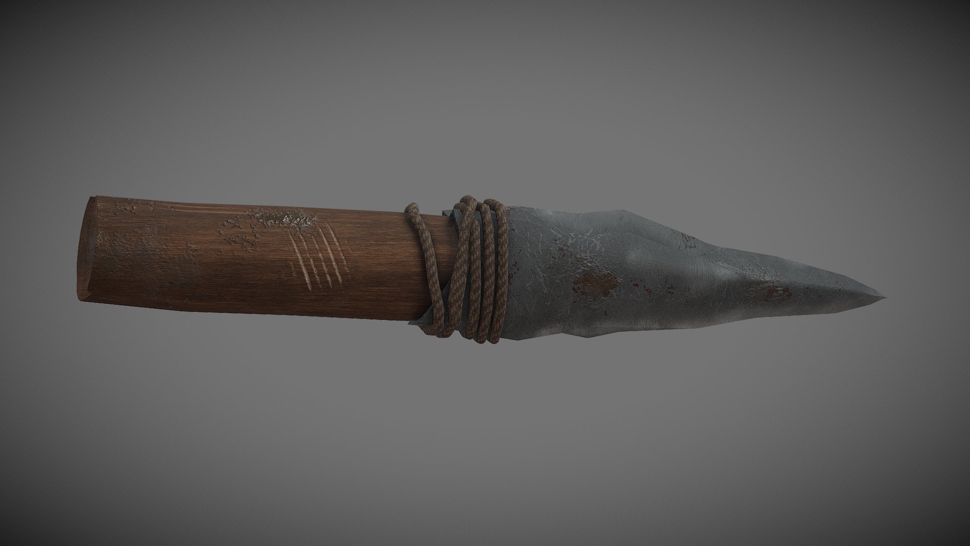makeshift knife - 3D model by krazytea [48e9f58] - Sketchfab