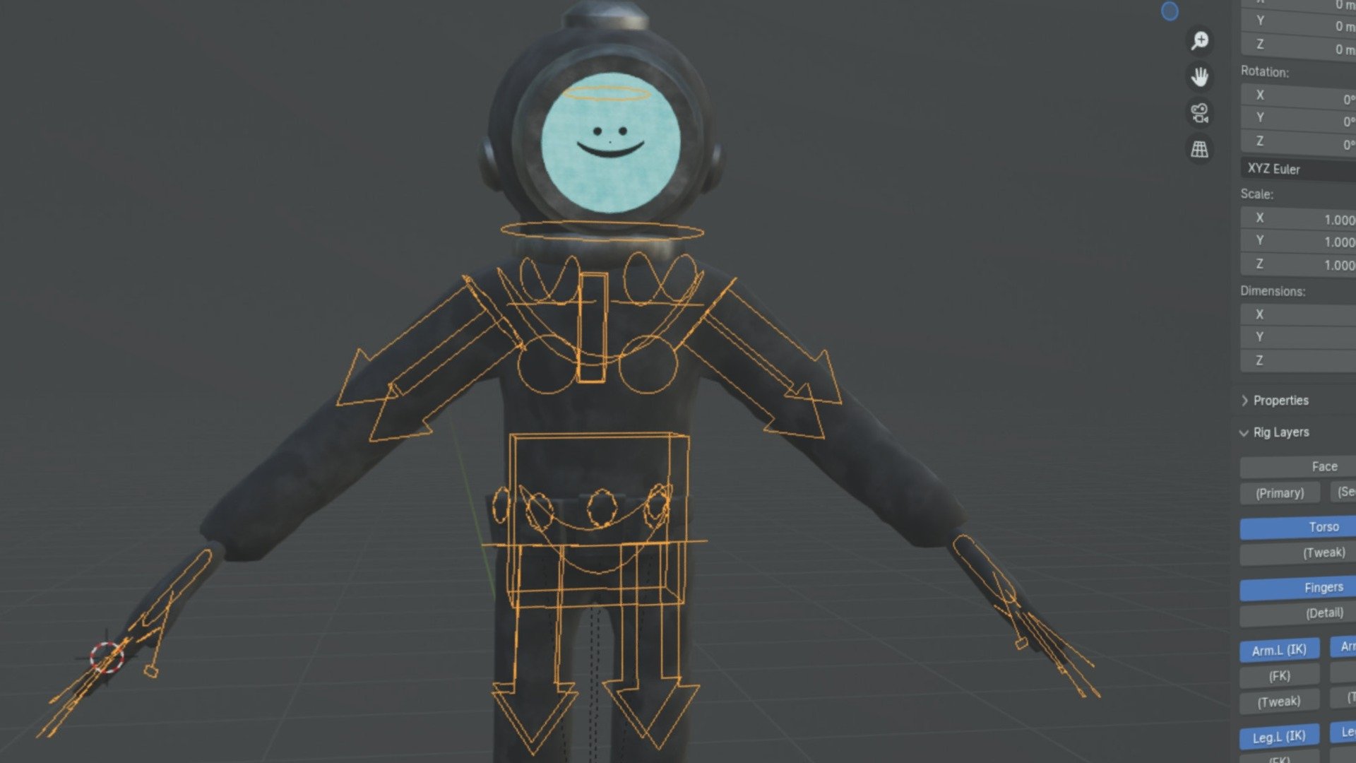 Content Warning Guy - Fully rigged and textured. - Download Free 3D ...