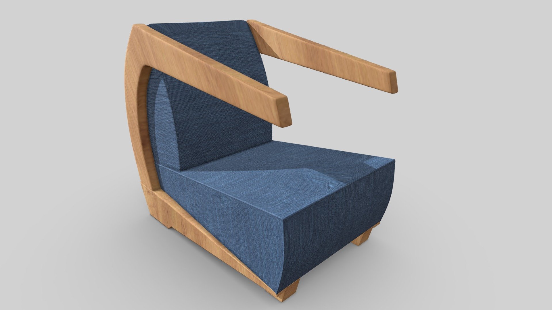Cubism Chair - 3D model by Castield [48eb659] - Sketchfab