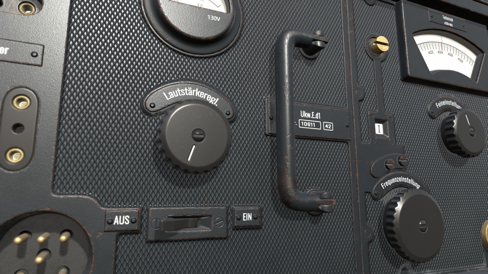 UKW-Empfänger VHF receiver - Buy Royalty Free 3D model by Vivek Pandya ...