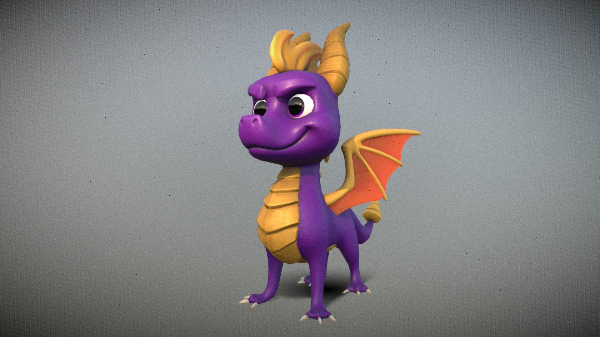 Spyro - 3D model by henkkab [48ed992] - Sketchfab