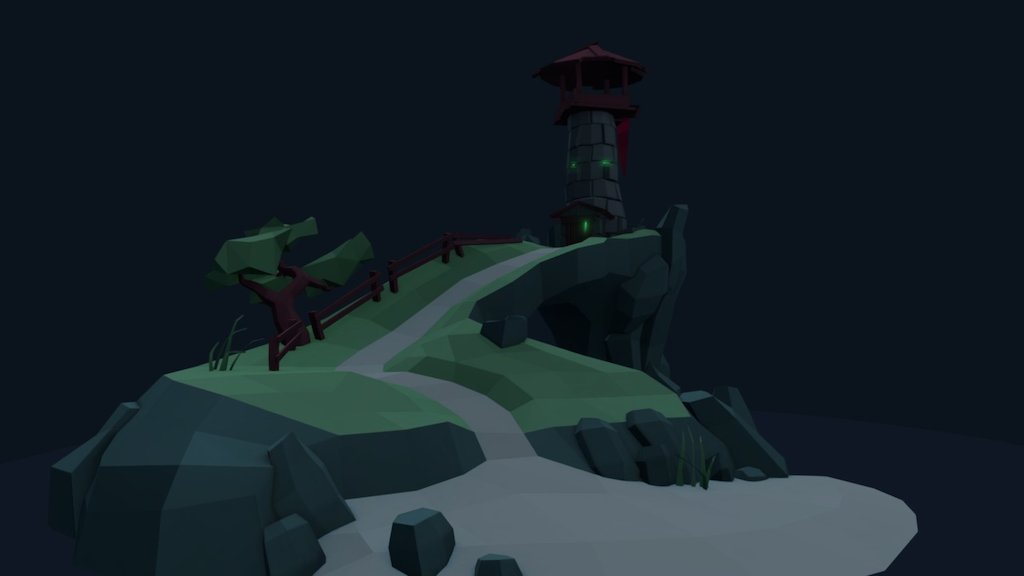 Spooky Island - 3D model by TeroK [48ef550] - Sketchfab