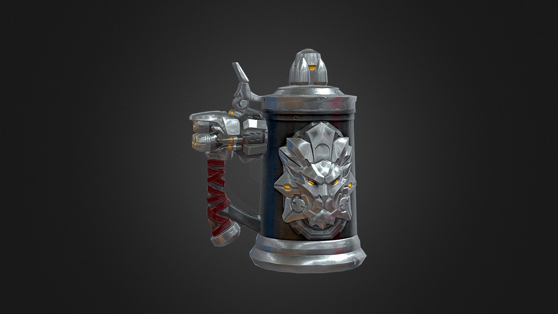 Reinhardt's Mug of Beer funmade - 3D model by Daniele.Balasso [48f3880 ...