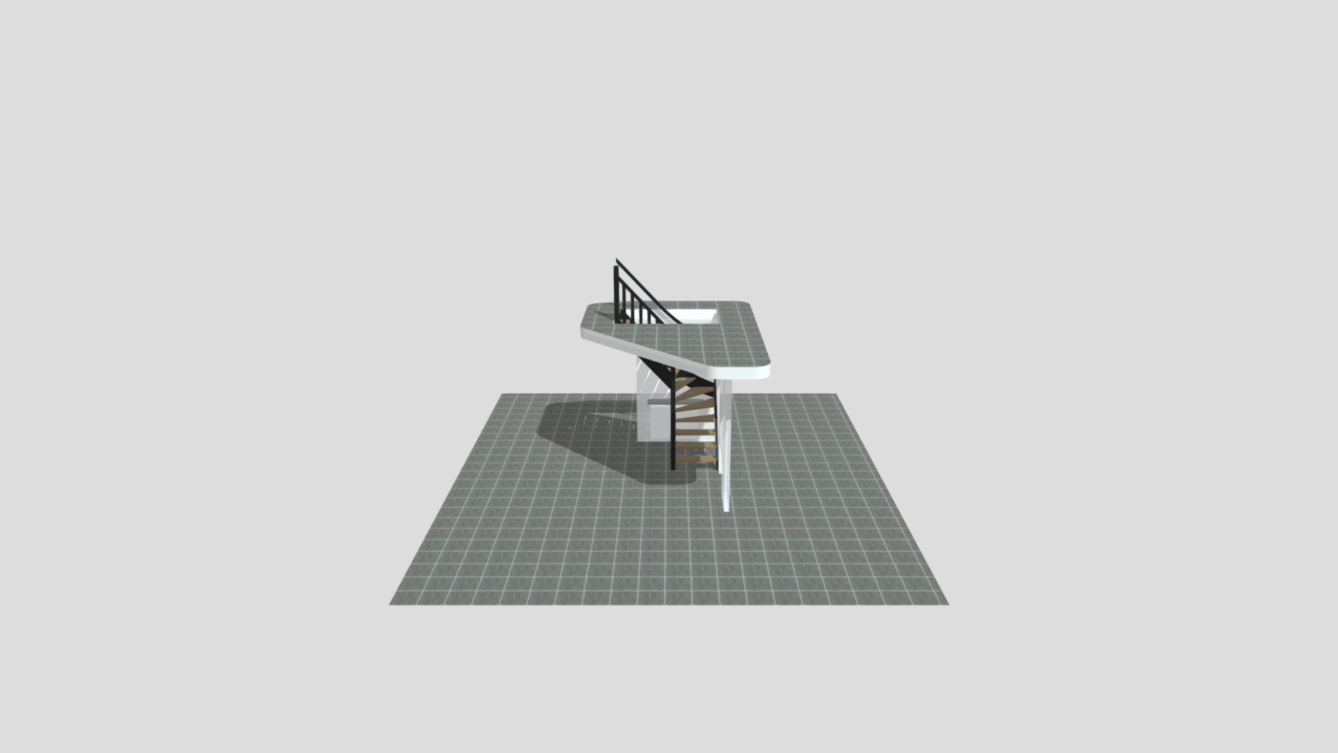 verdiepingstrap Bazel trapdirect - 3D model by TrapDirect [48f3a5c ...