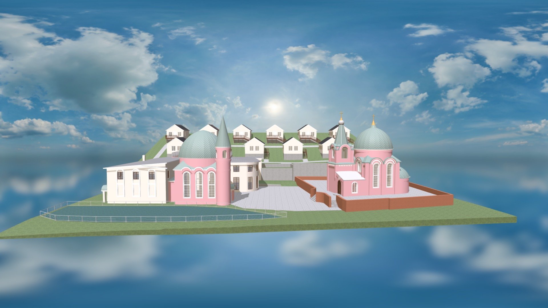 Mosque_3ds - 3D model by PlanMyHouse [48f46f8] - Sketchfab