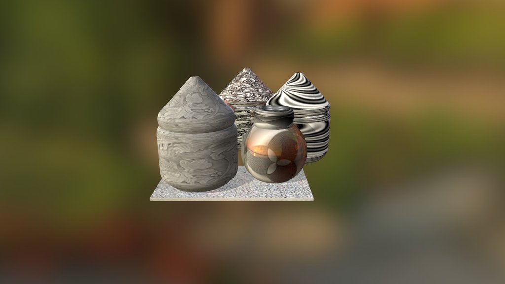 Jars - 3D model by claudbi [48f5e0e] - Sketchfab