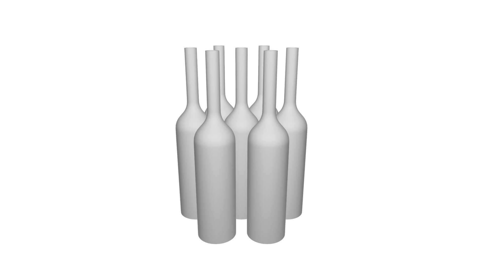 Pendant lamp 7 Jar RGB lamps!!. DG-HOME - 3D model by dg-home.ru ...