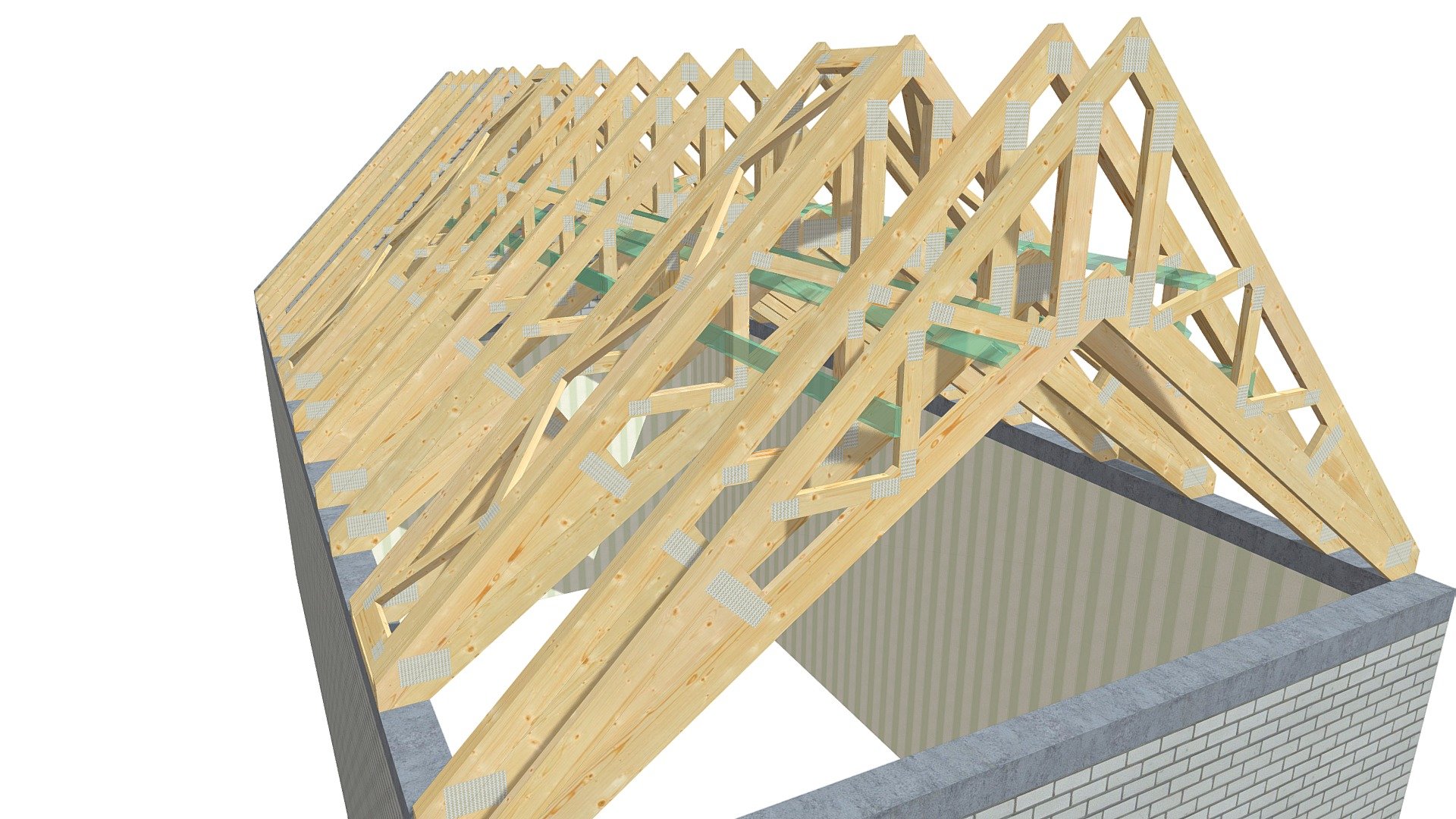 Engineering Roof Structure - 3D model by KD - INVEST inwestycje i ...
