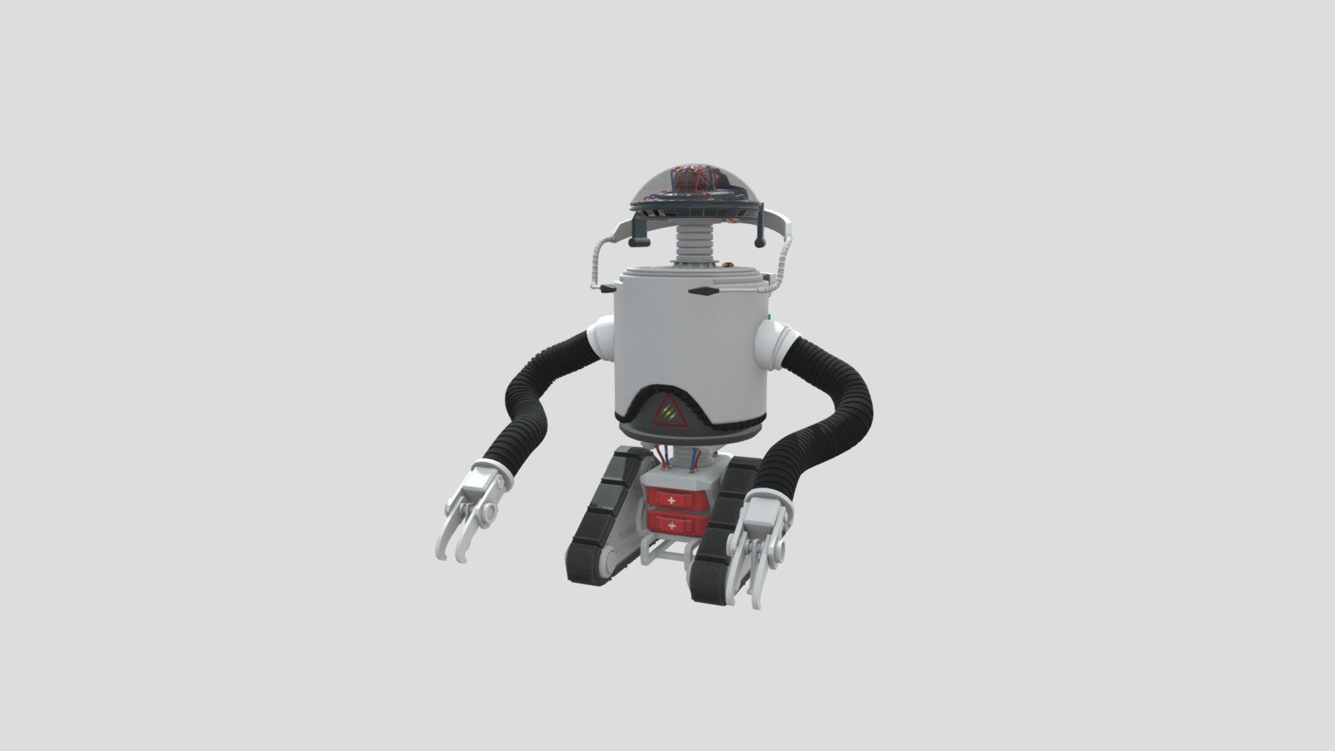 Stylized Robo Brain - 3D model by JoshuaJRobinsonTU [48f7fd5] - Sketchfab