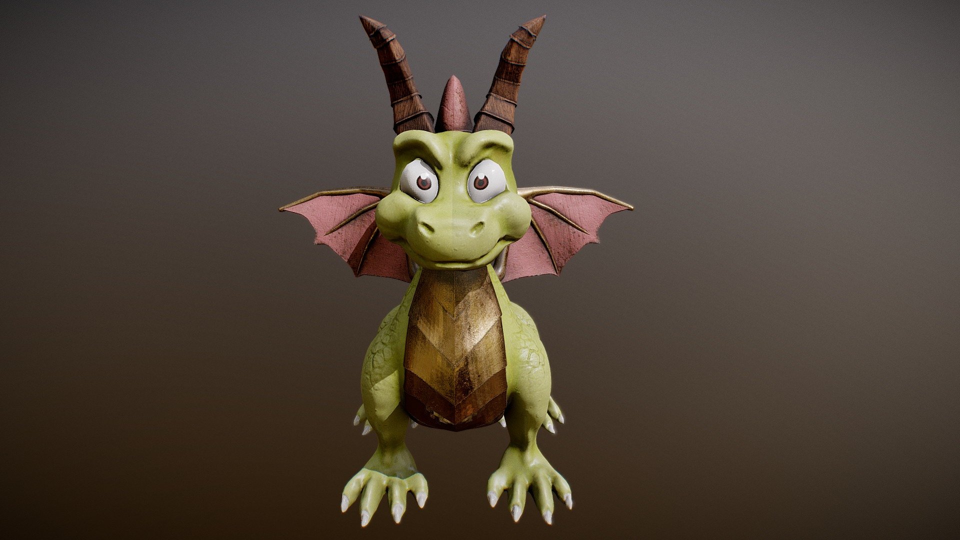 dragon - 3D model by LaSamFish/辣鹹魚 (@lasamfish) [48f9b81] - Sketchfab