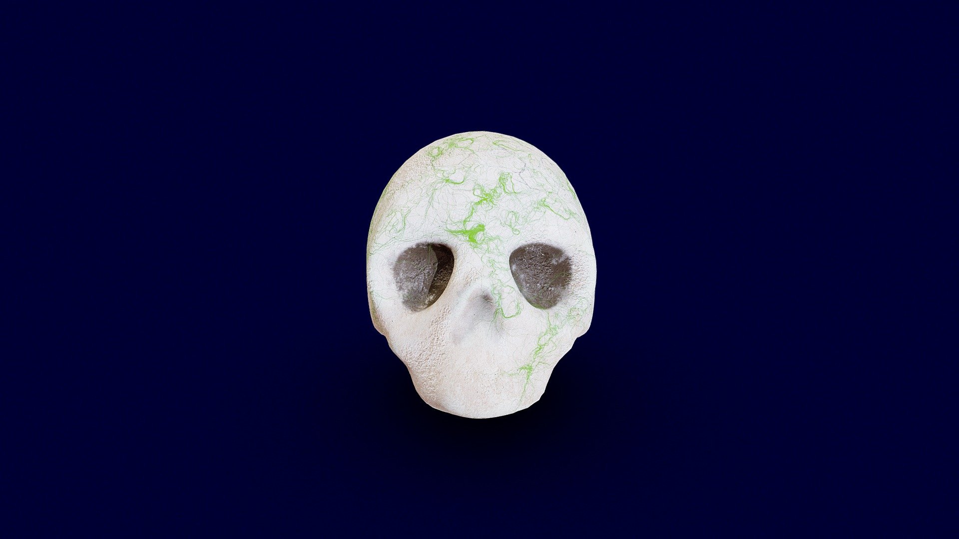 Stylised Skull - 3D model by Mckenna Hobkirk (@MckennaHobkirk) [48fd37f ...