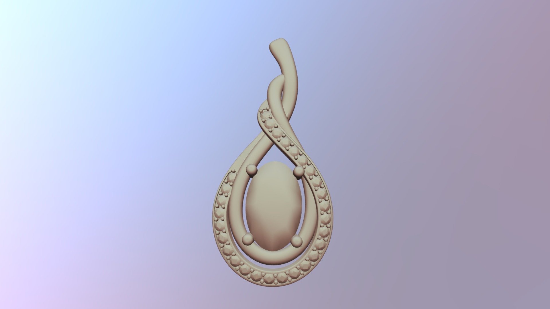 Gems Pendent - 3D model by cncwax [48fd5c1] - Sketchfab