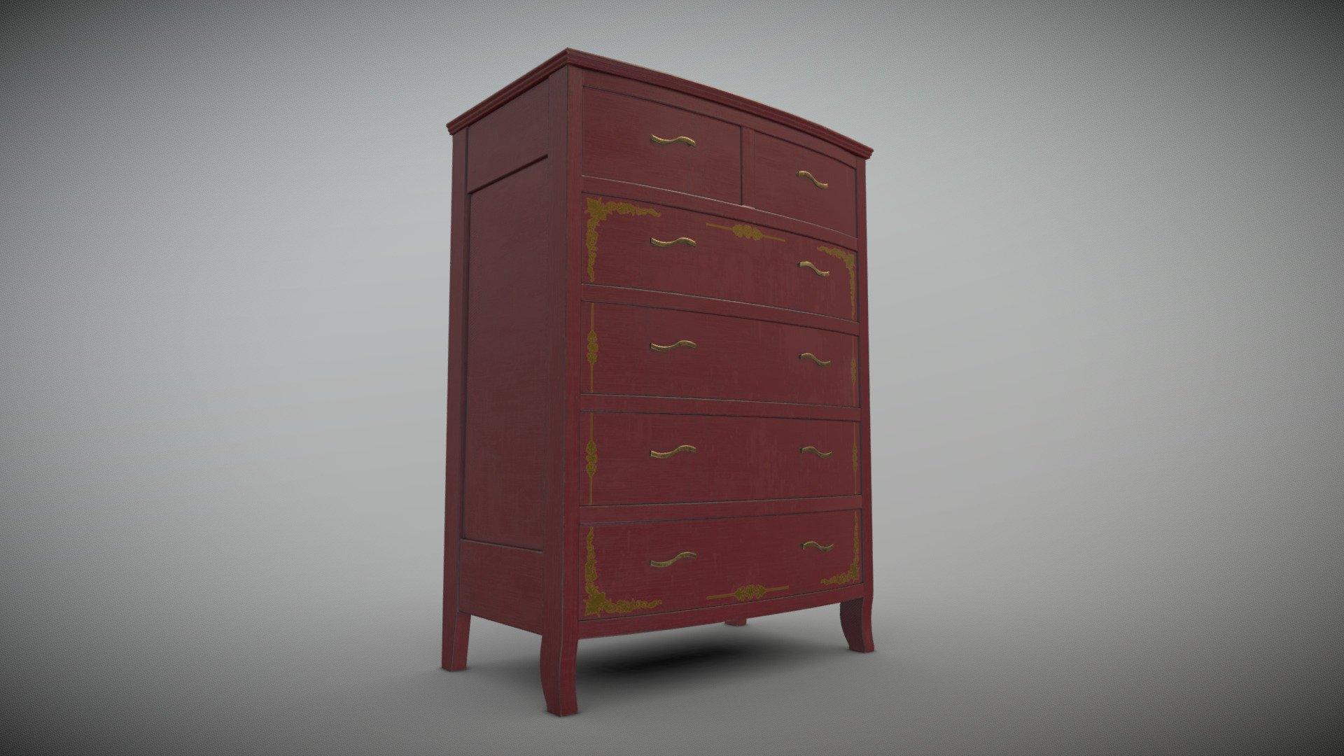 Dresser-2 - Buy Royalty Free 3D model by Caxtor [48ff14c] - Sketchfab Store