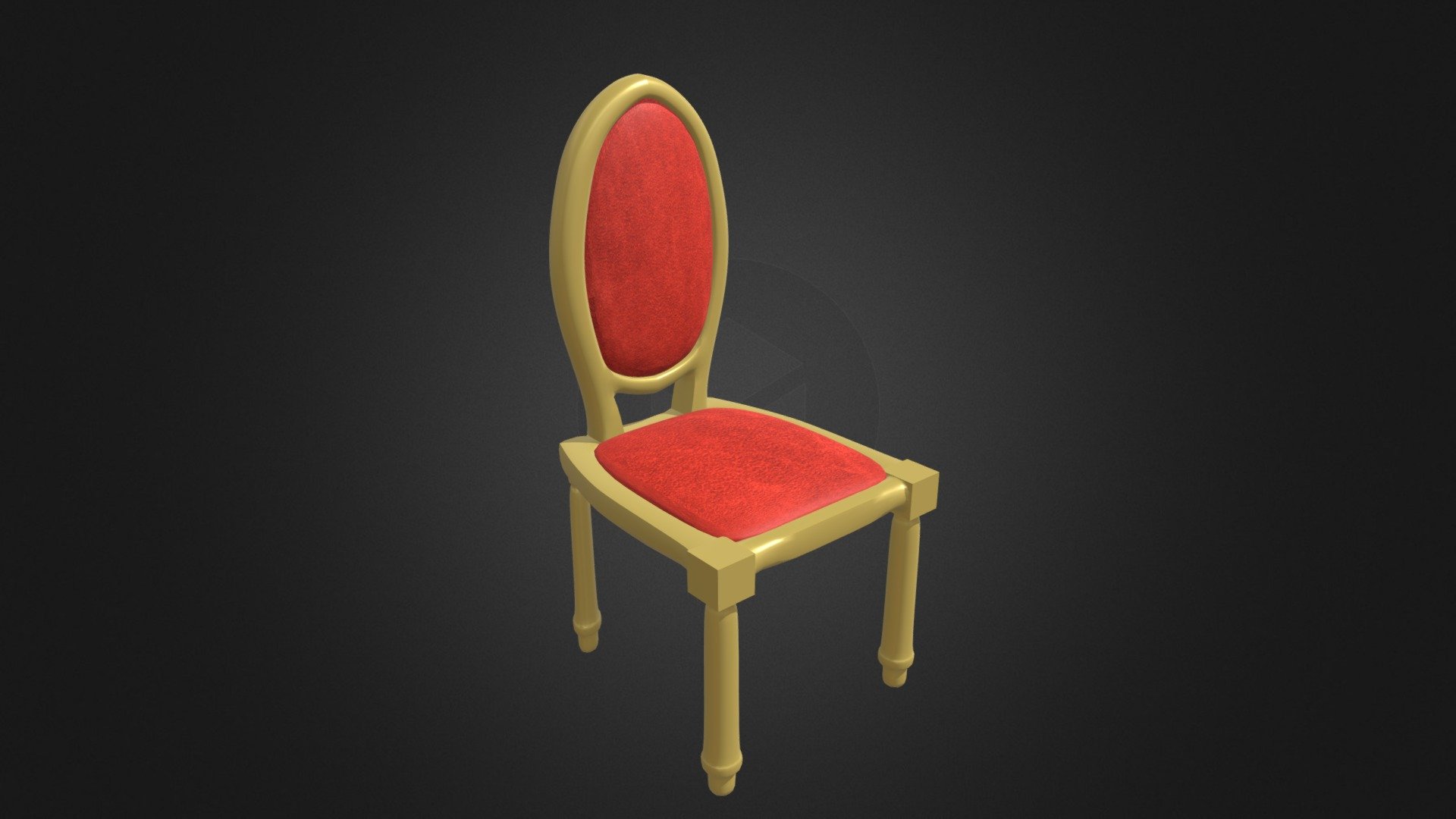 Fancy Velvet Chair - 3D model by MoonSun41 [4900da0] - Sketchfab