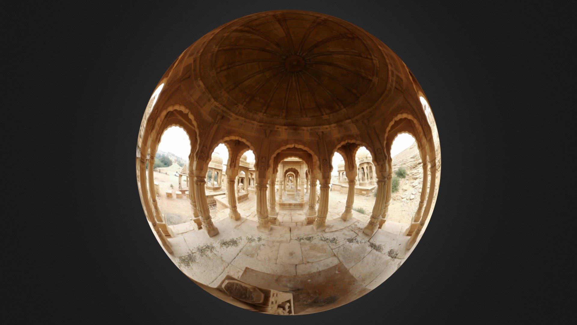 Bada Bagh Cenotaph - Download Free 3D model by bryanwhitney [490152b ...