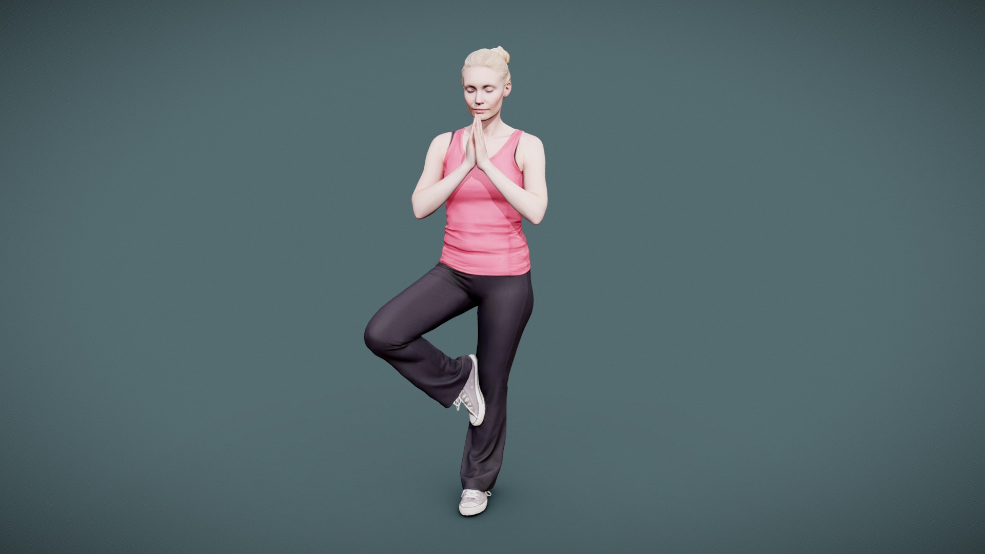 Kim 10180 - Yoga Athletic Woman - 3D model by 3DPeopleOfficial [4902f1f ...